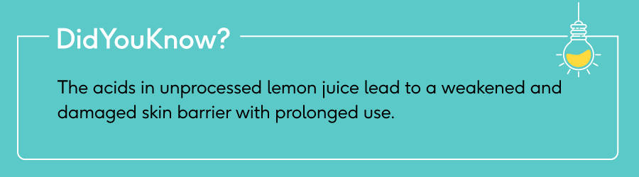 Is Lemon Good for Face? Who Should Avoid It? - HK Vitals